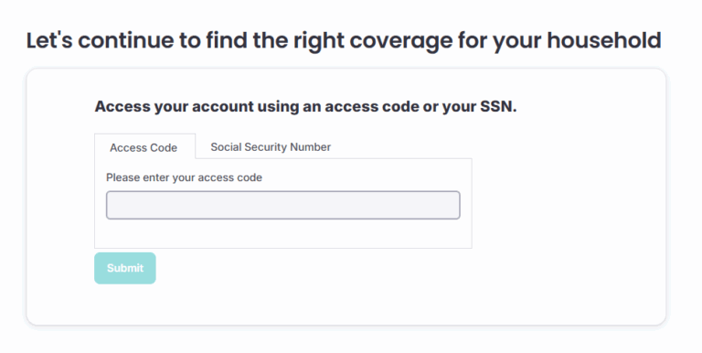 Log In with an Access Code - BeWell, New Mexico's Health Insurance ...